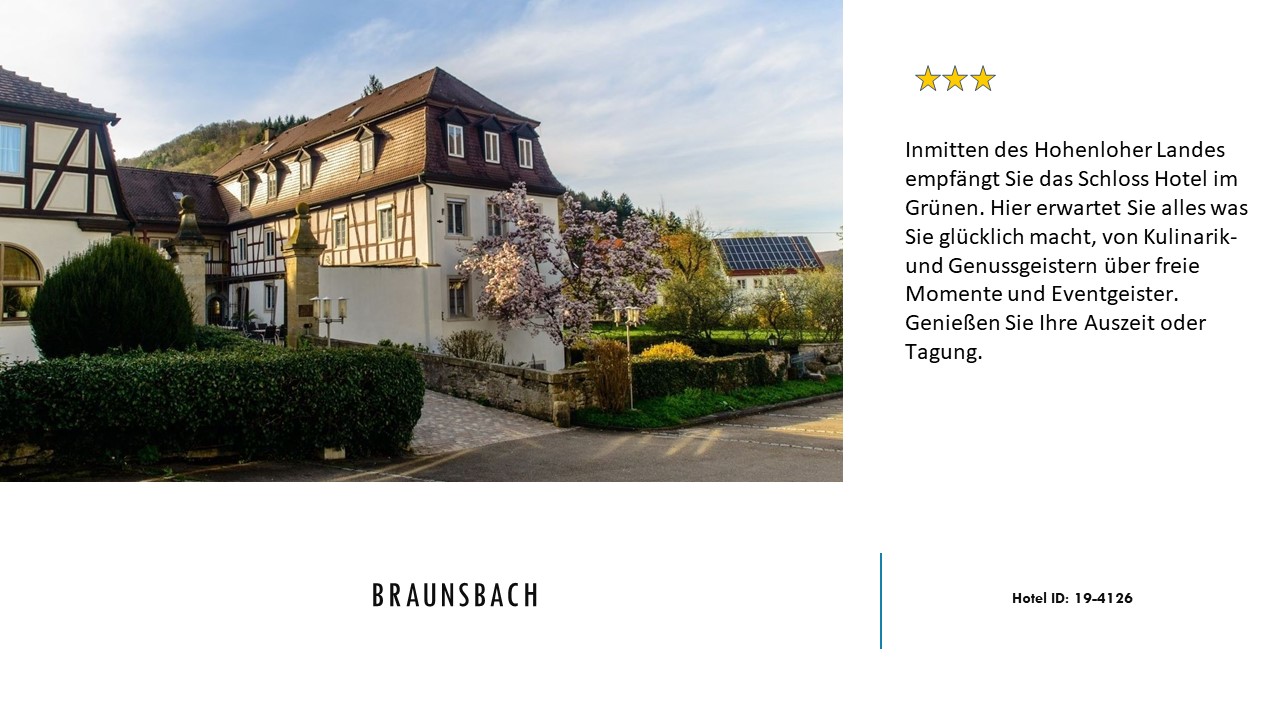 74542 Braunsbach – ID: 19-4126 | New